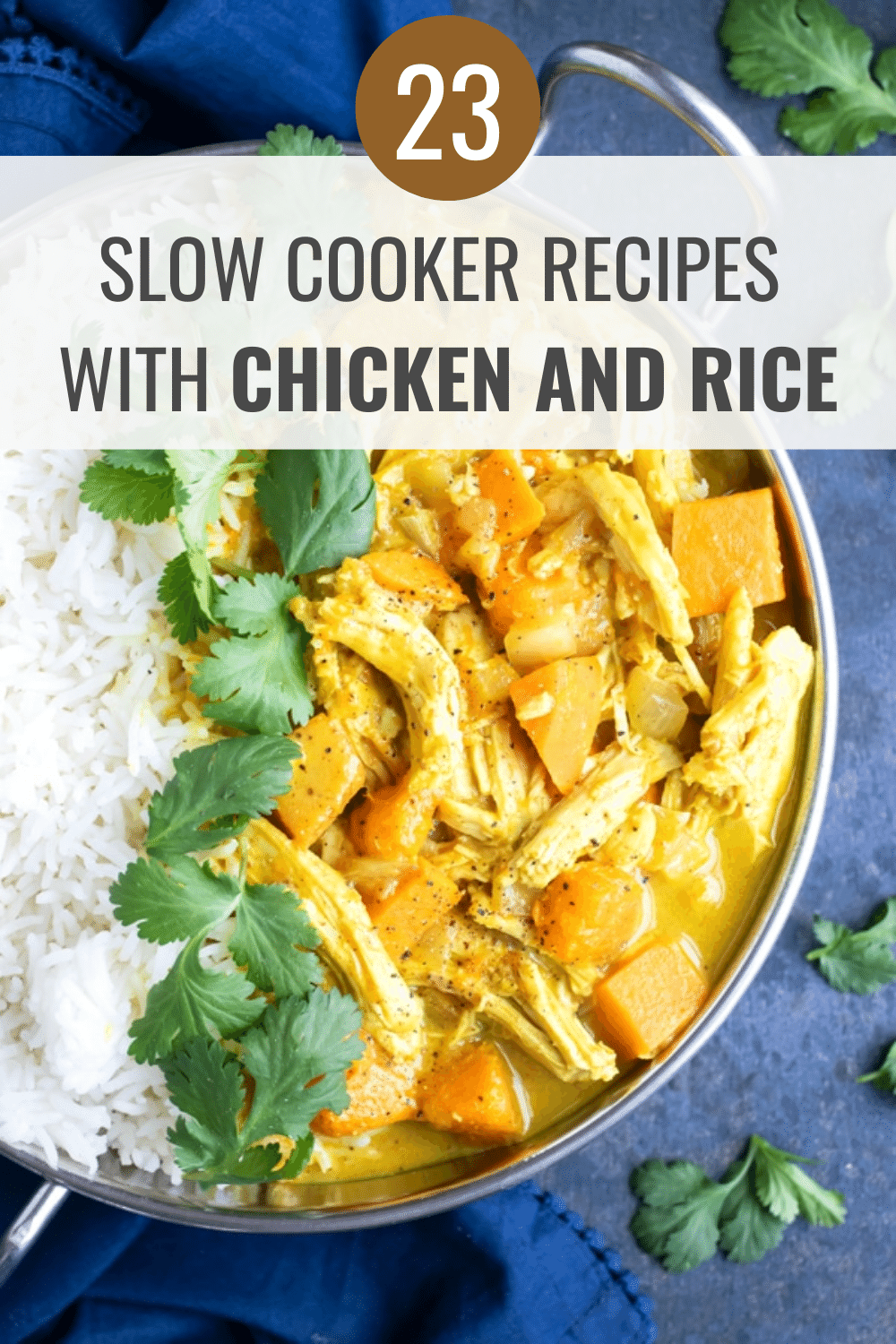 23 Slow Cooker Recipes with Chicken and Rice - Happy Muncher