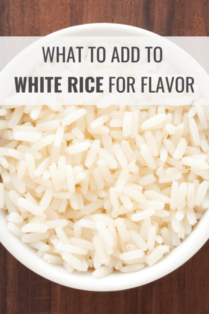 What to Add to White Rice for Flavor (29 Options) - Happy Muncher