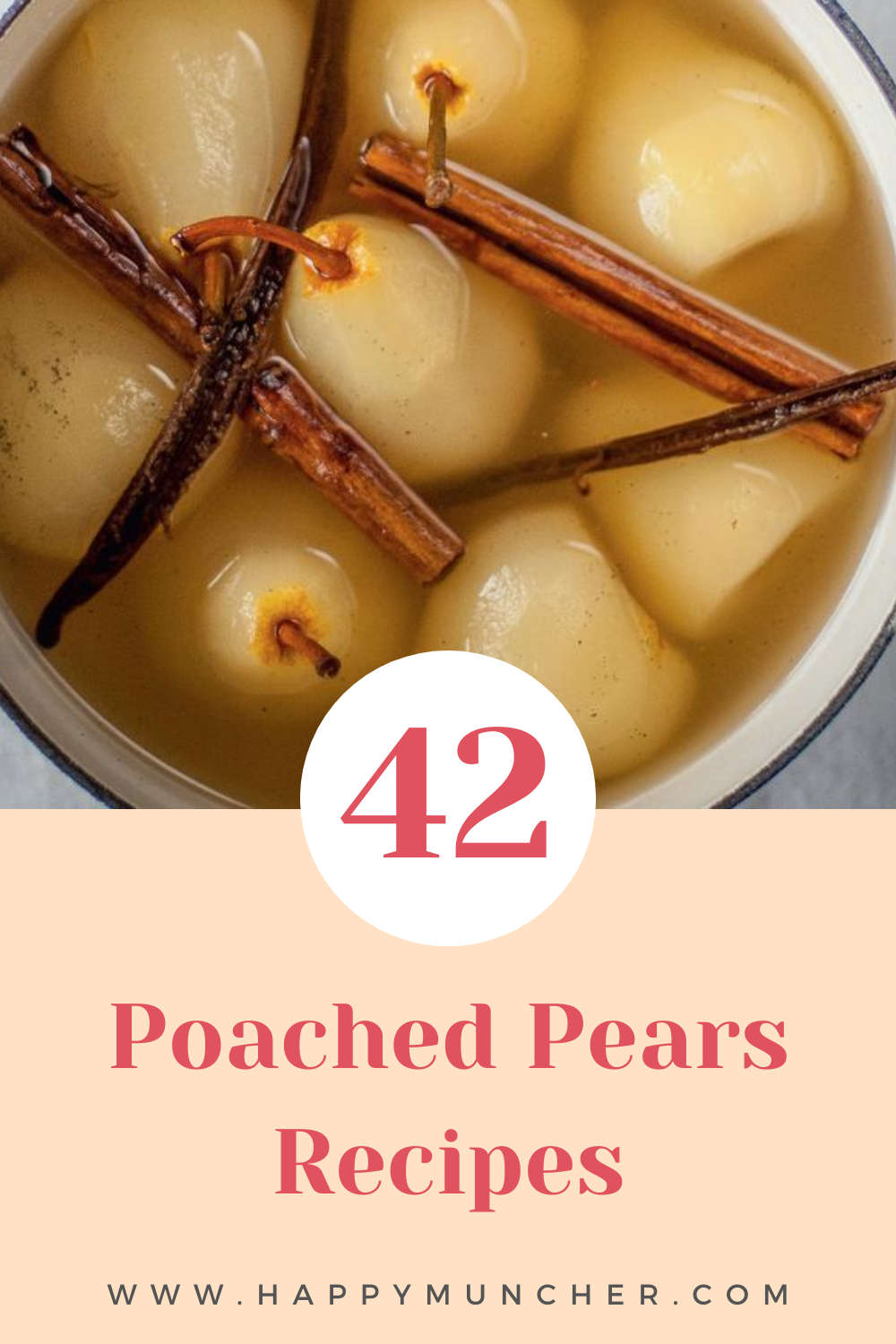 42 Easy Poached Pears Recipes - Happy Muncher