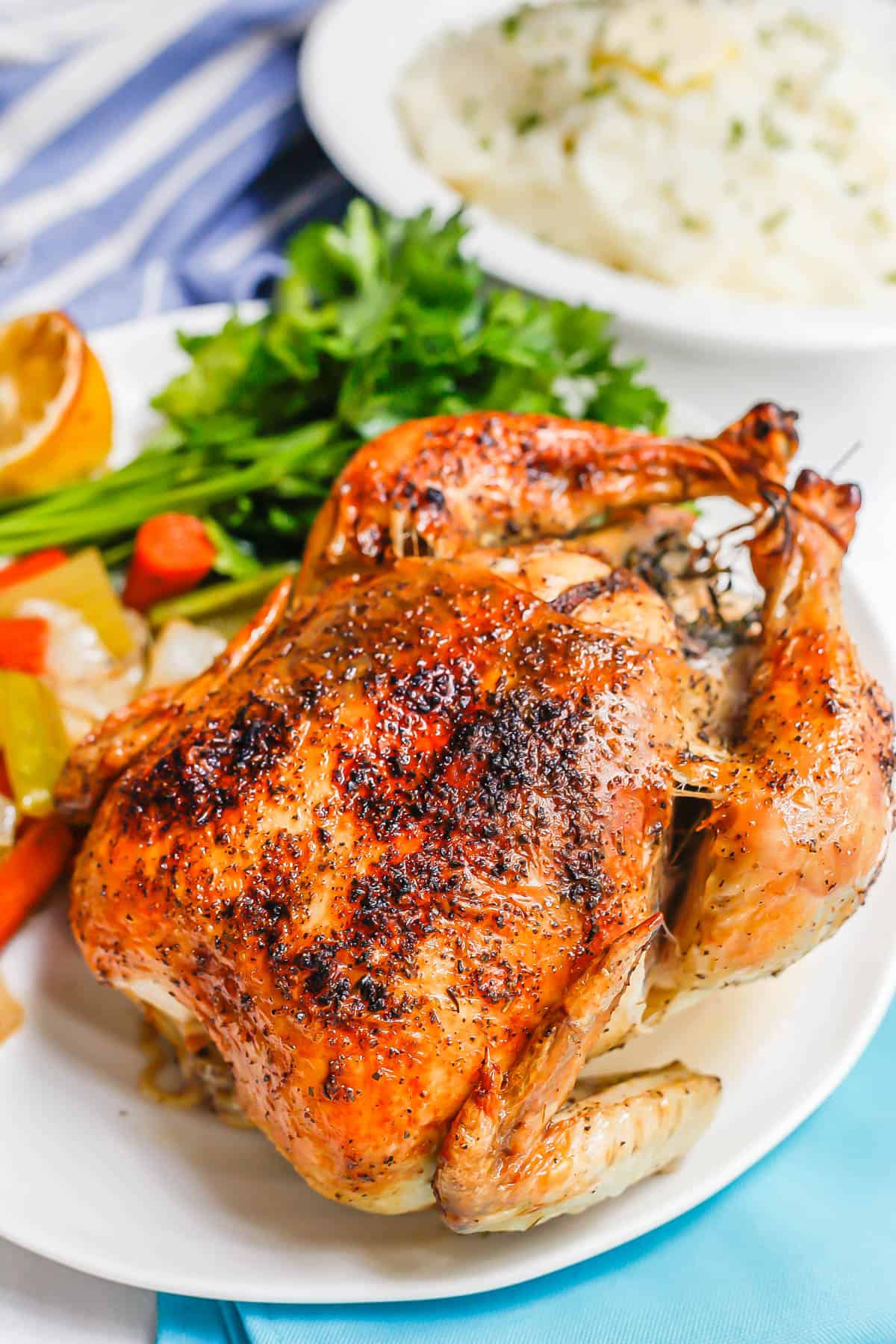 Grilled Whole Chicken Recipe: Juicy and Flavorful BBQ Delight - Happy ...