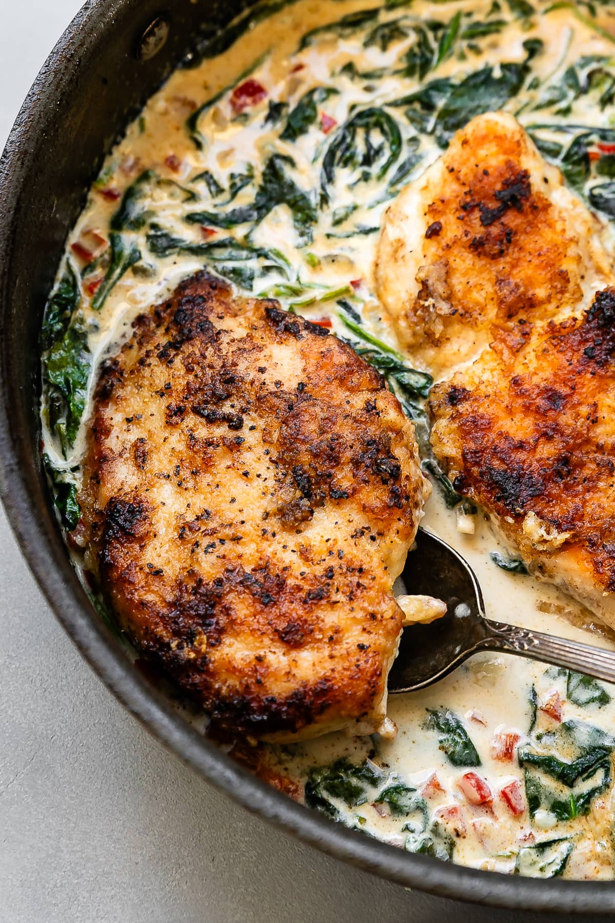 Chicken Florentine - Happy Muncher