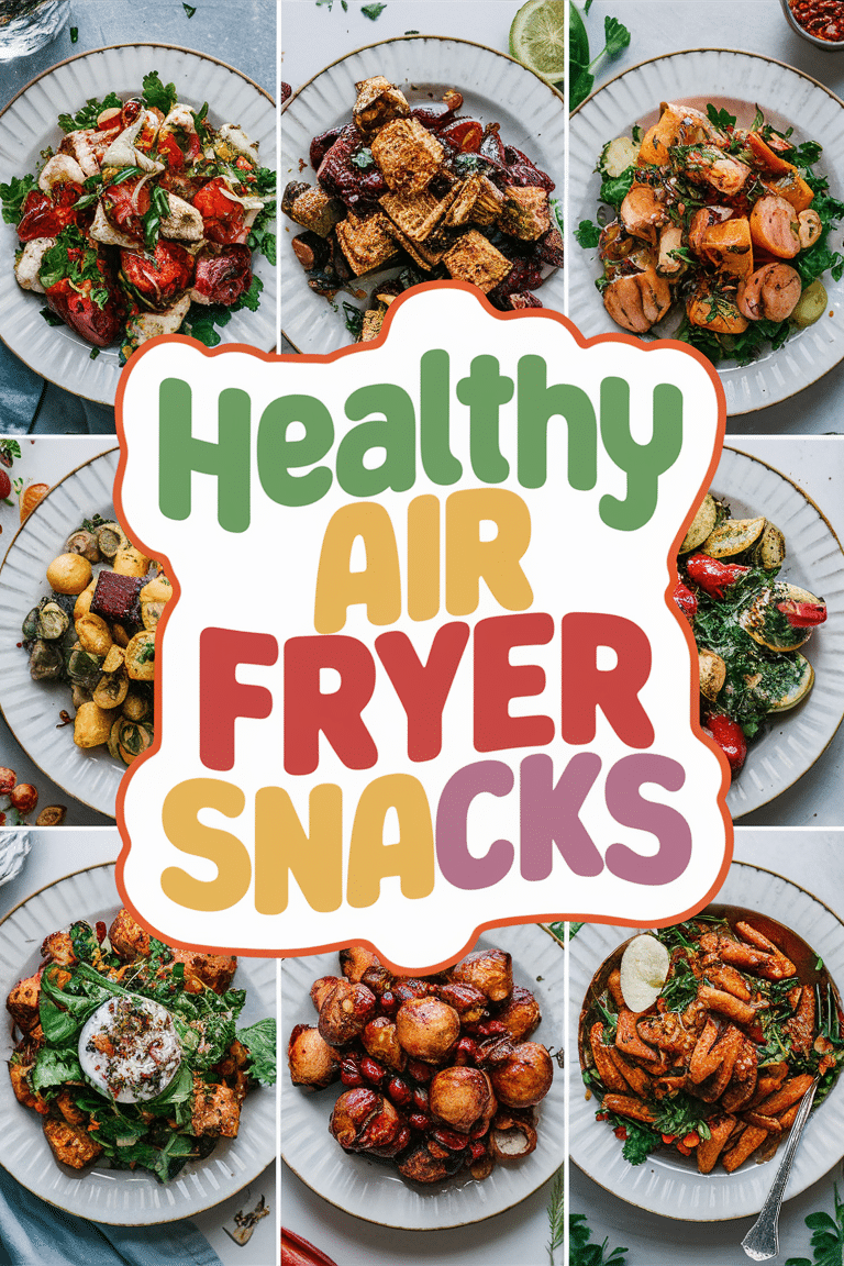 25 Healthy Air Fryer Snacks for Guilt-Free Munching - Happy Muncher
