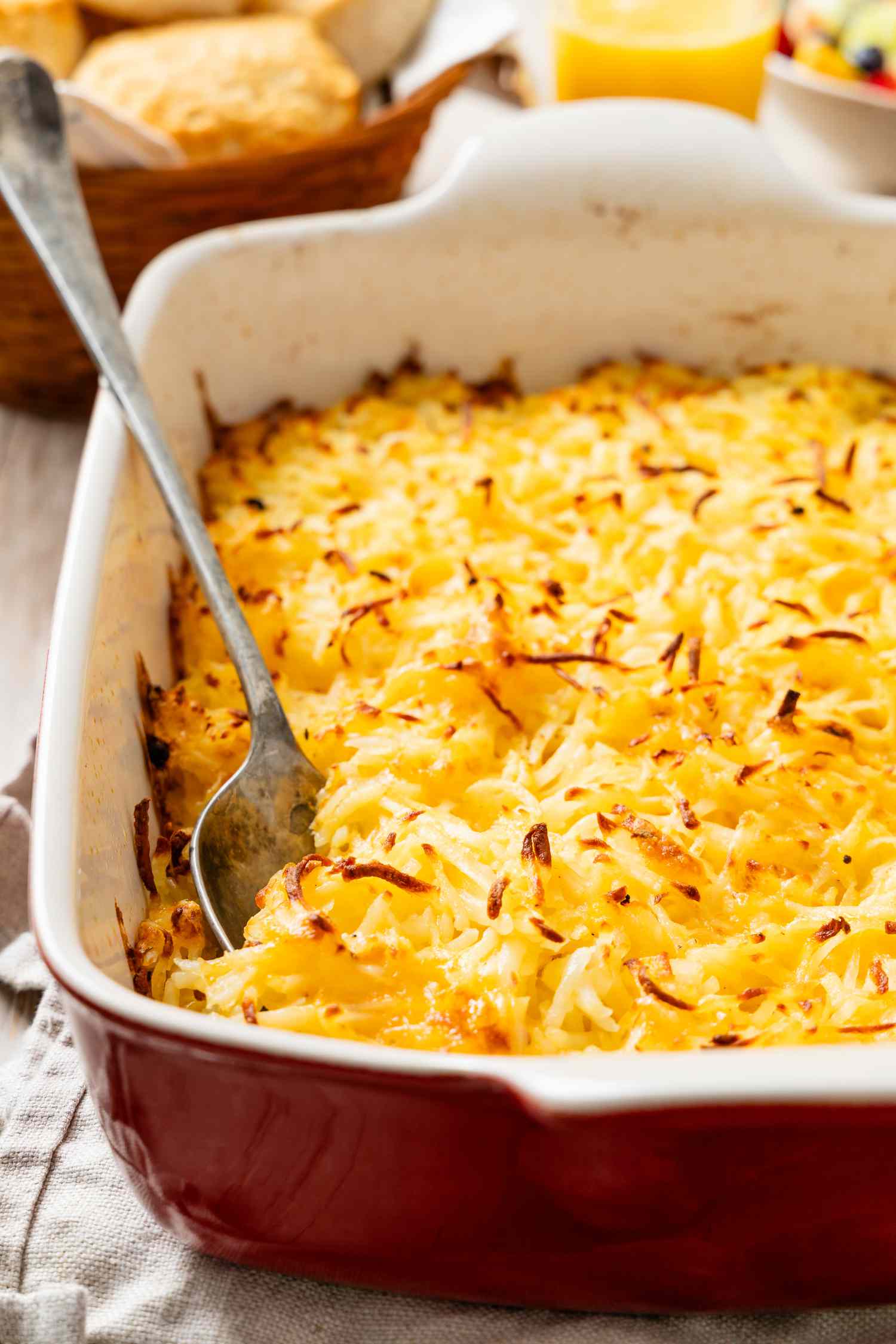 Copycat Cracker Barrel Hashbrown Casserole Recipe - Happy Muncher