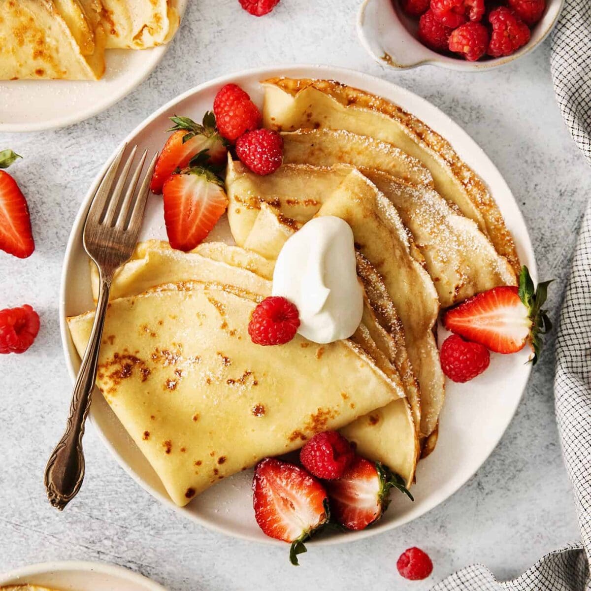 French Crepes Recipe - Happy Muncher