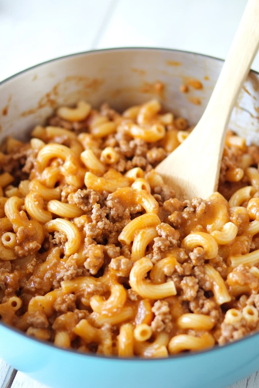 3-Ingredient Kid-Friendly Taco Macaroni - Happy Muncher