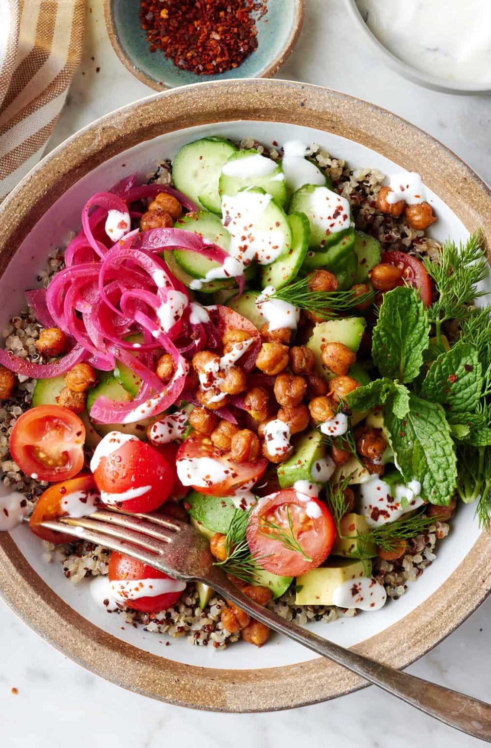 Mediterranean Quinoa Bowl: A Fresh Twist on Potluck Favorites (For Tom ...