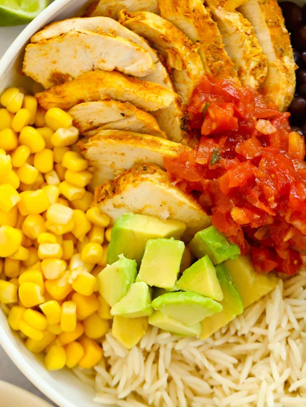 No Cook Burrito Bowls {10 Minute Meal} - Happy Muncher
