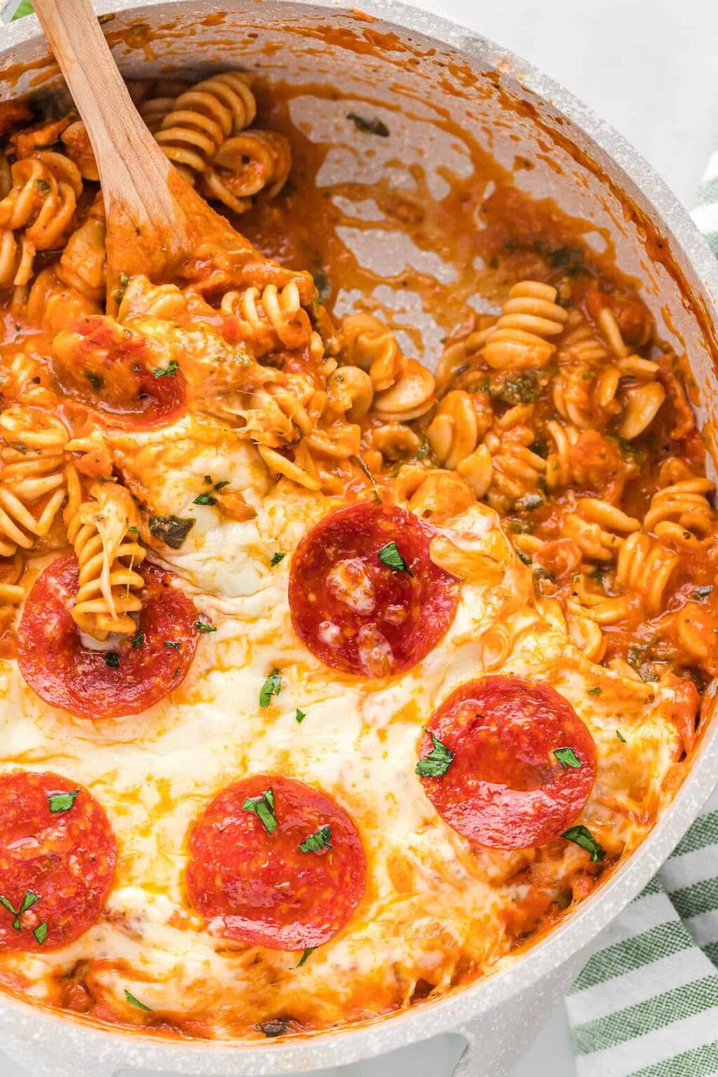 One-Pan Pizza Pasta: Tracy's Special Surprise Dinner Solution - Happy ...