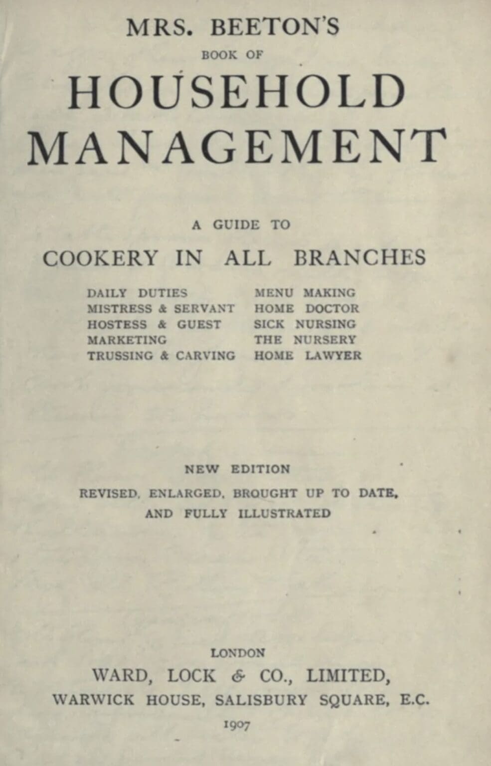 The Original Victorian Cookbook That Changed History: Mrs. Beeton's ...