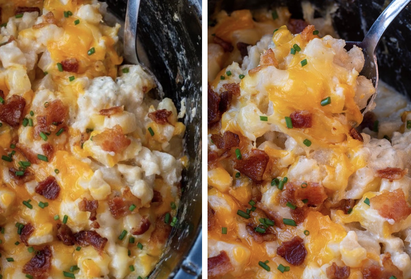 Crockpot Cheesy Potatoes - Happy Muncher