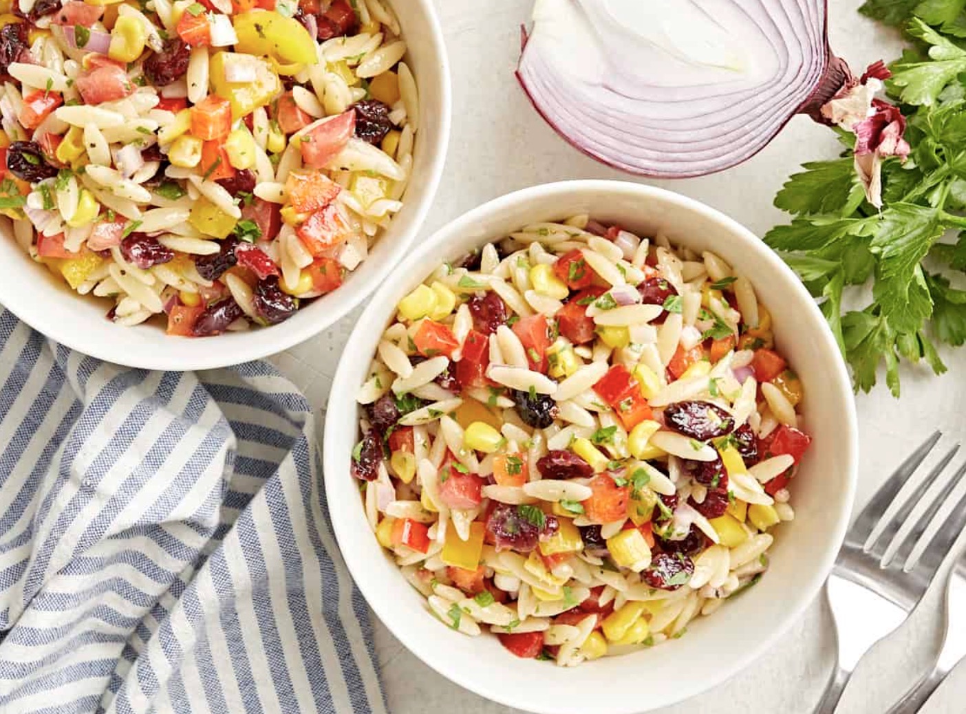 Orzo Pasta Salad - Happy Muncher