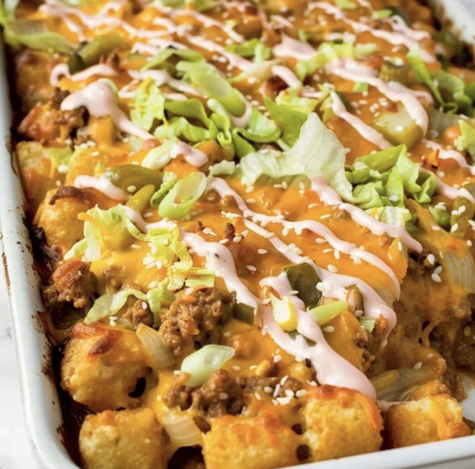 Big Mac Casserole - Happy Muncher