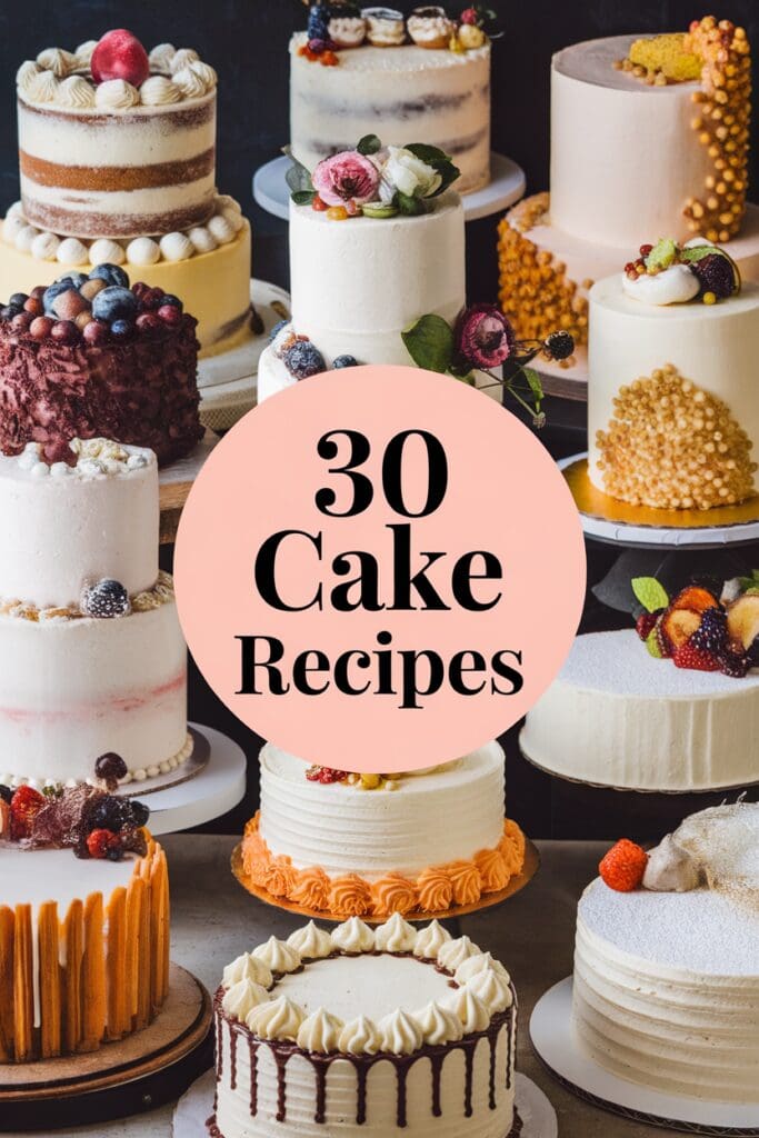 30 Amazing Cake Recipes You Need to Bake - Happy Muncher