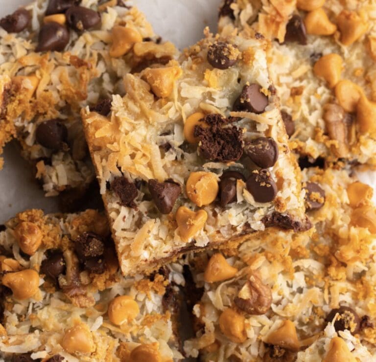 Easy Seven Layer Bars Recipe - Happy Muncher
