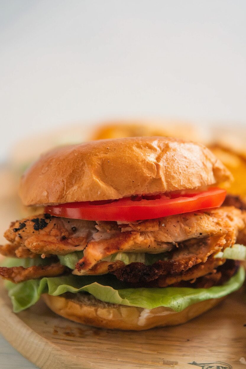 Chicken Sandwich Recipe - Happy Muncher