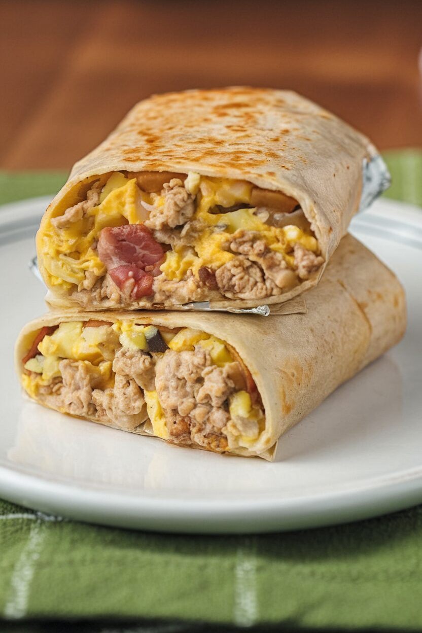 Breakfast Burritos - Happy Muncher