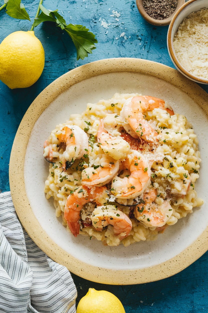 Seafood Risotto - Happy Muncher