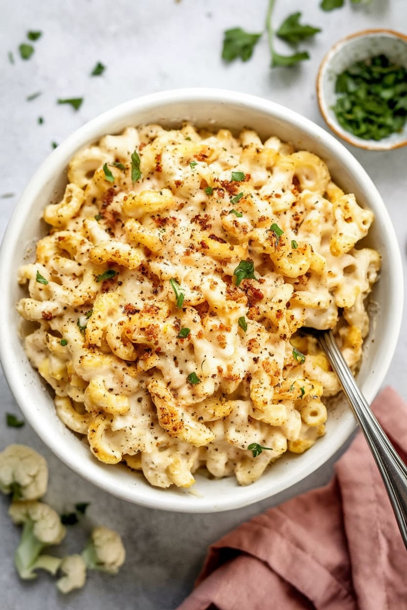Cauliflower Mac and Cheese - Happy Muncher