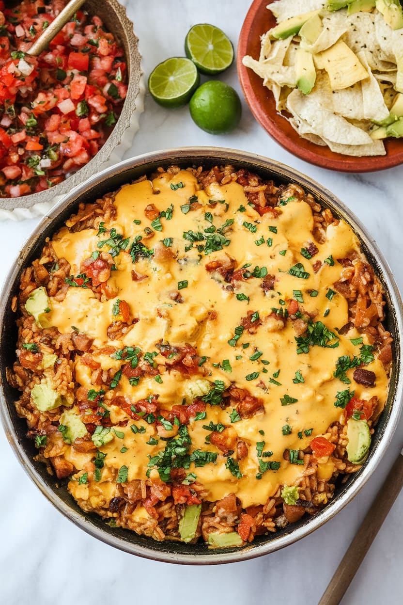 Skillet Taco Rice - Happy Muncher
