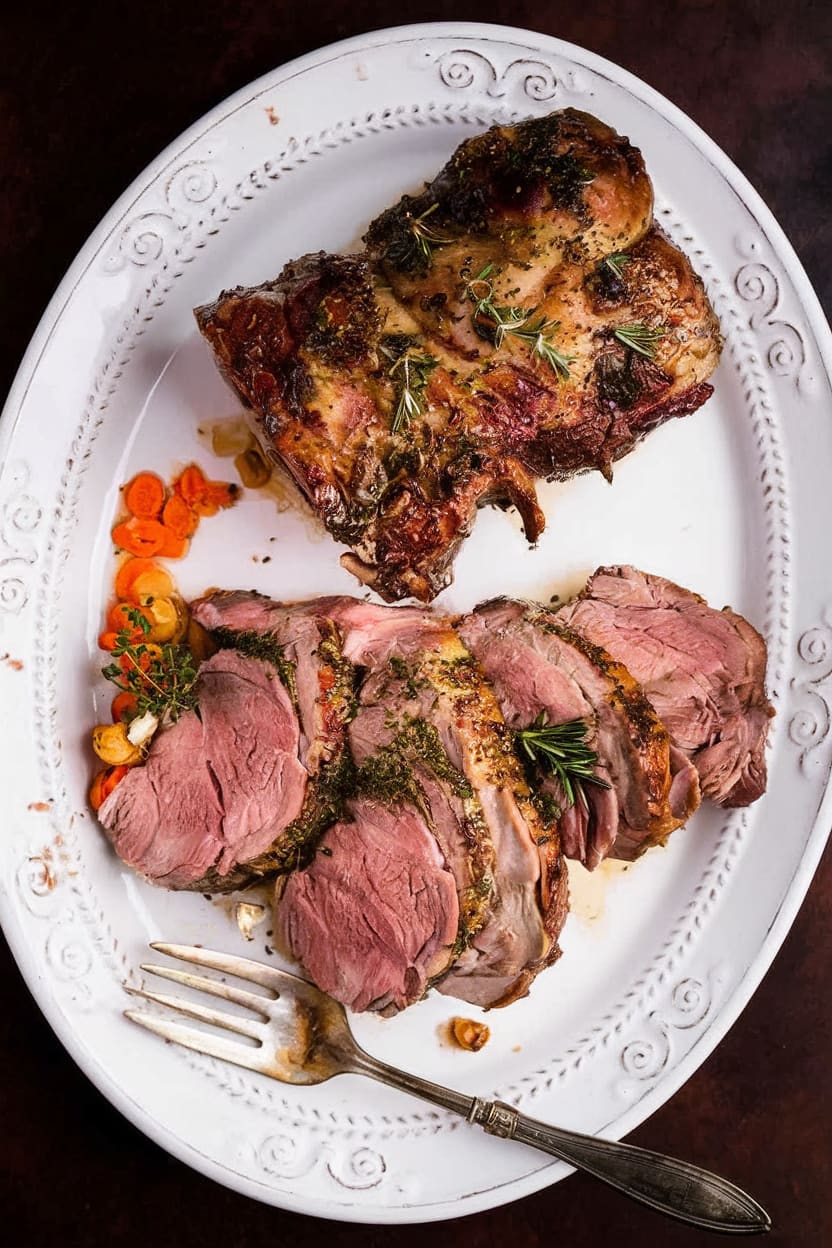 Slow-Roasted Boneless Leg of Lamb Recipe - Happy Muncher