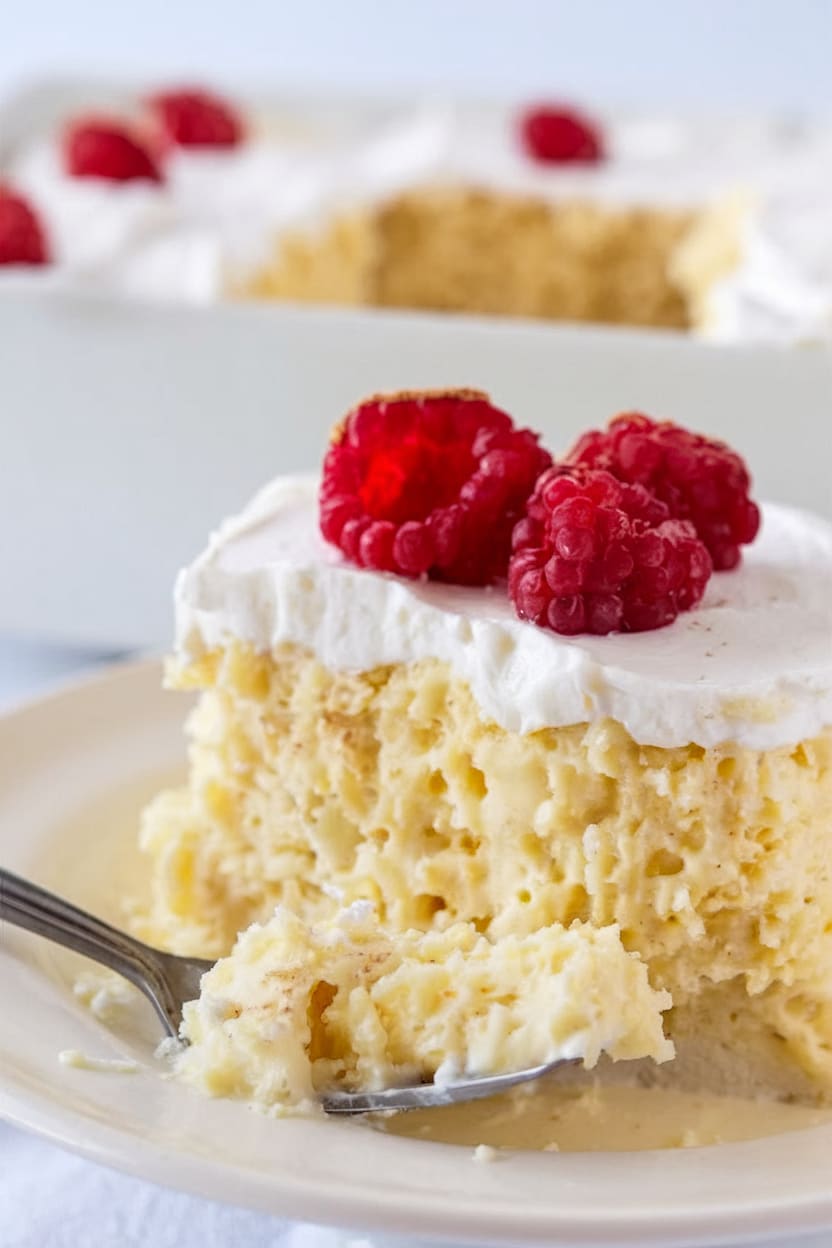 Tres Leches Cake with Cake Mix - Happy Muncher