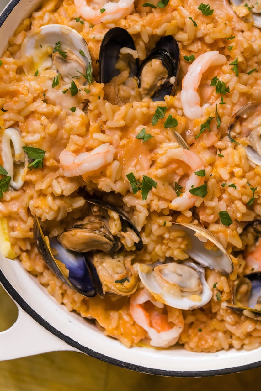 Seafood Risotto - Happy Muncher