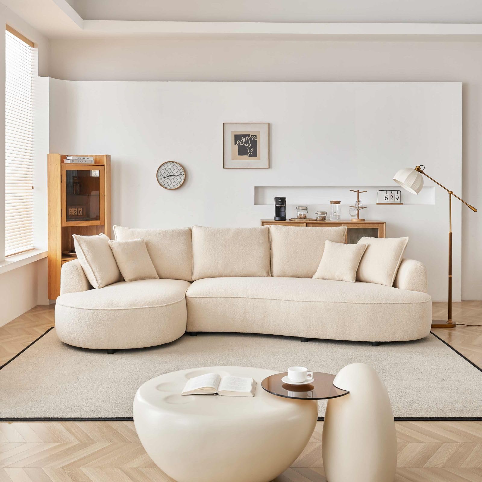 25 Dreamy Cream Sofa Living Rooms You'll Fall in Love With - Happy Muncher