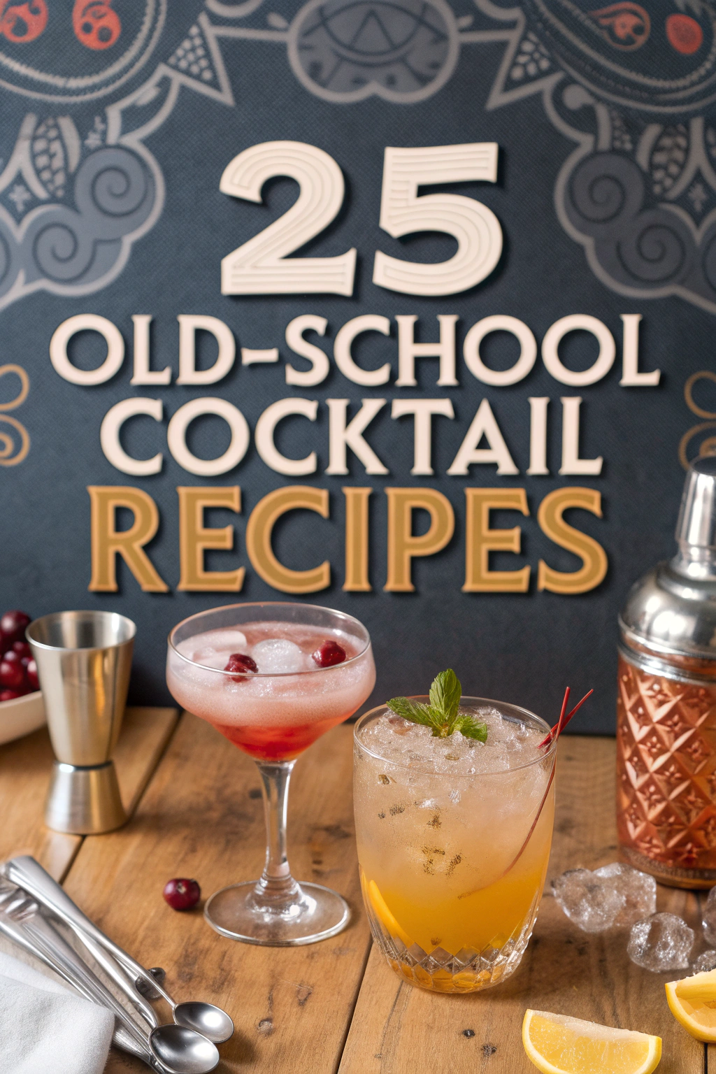 25 Old-School Cocktail Recipes Making Your Neighbors Jealous at Block ...
