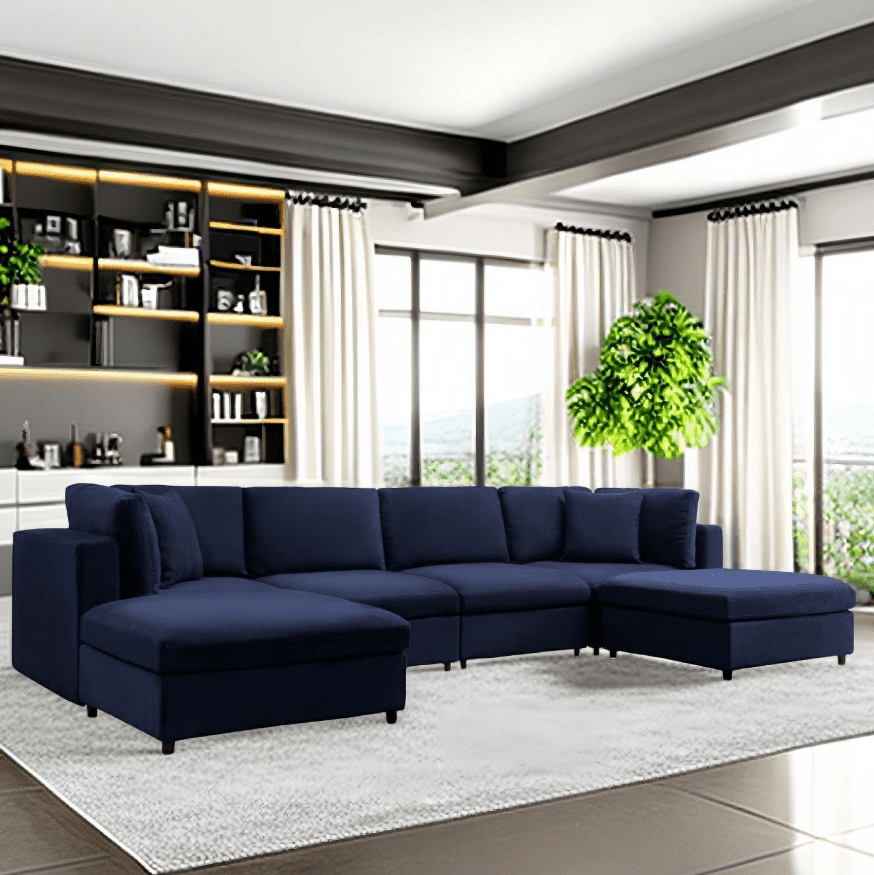21 Navy Blue Couch Living Room Ideas That Exude Sophistication - Happy ...
