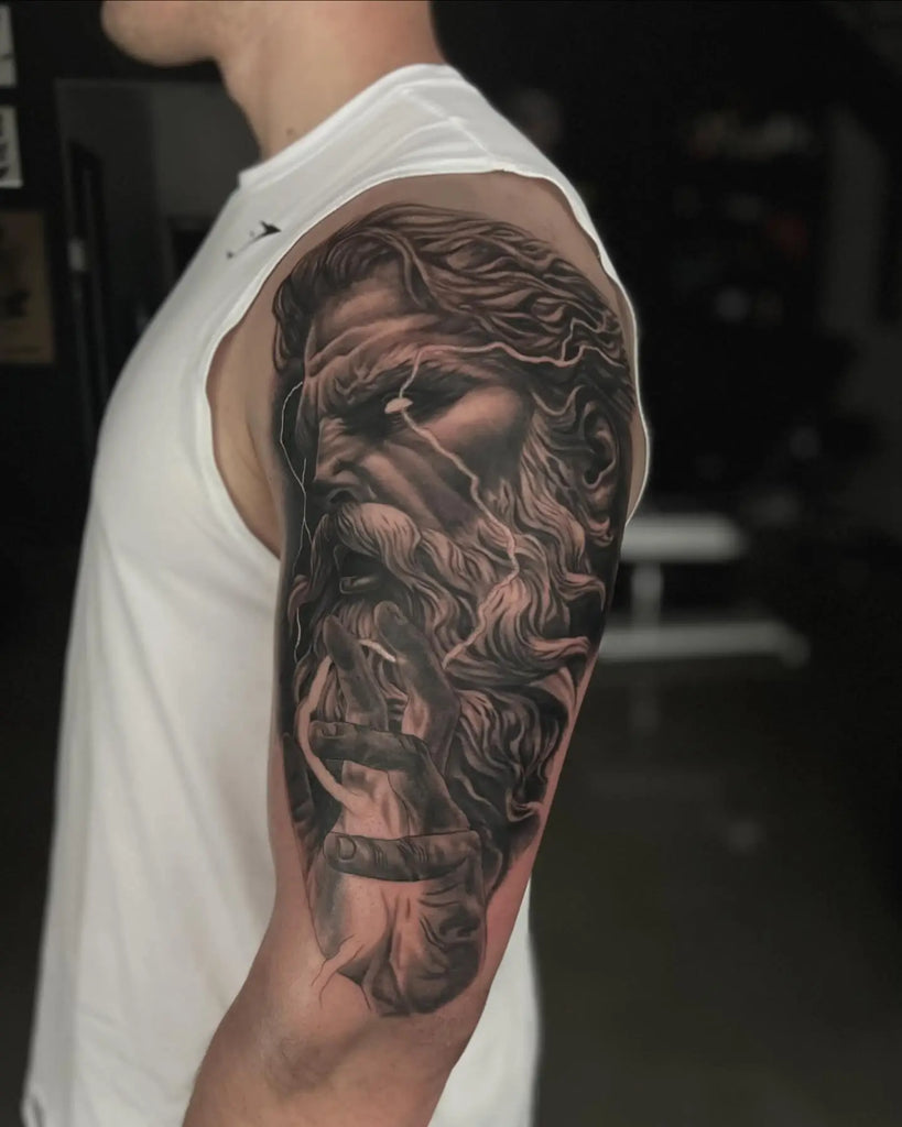 25 Zeus Tattoo Ideas That Will Unleash Your Inner God - Happy Muncher
