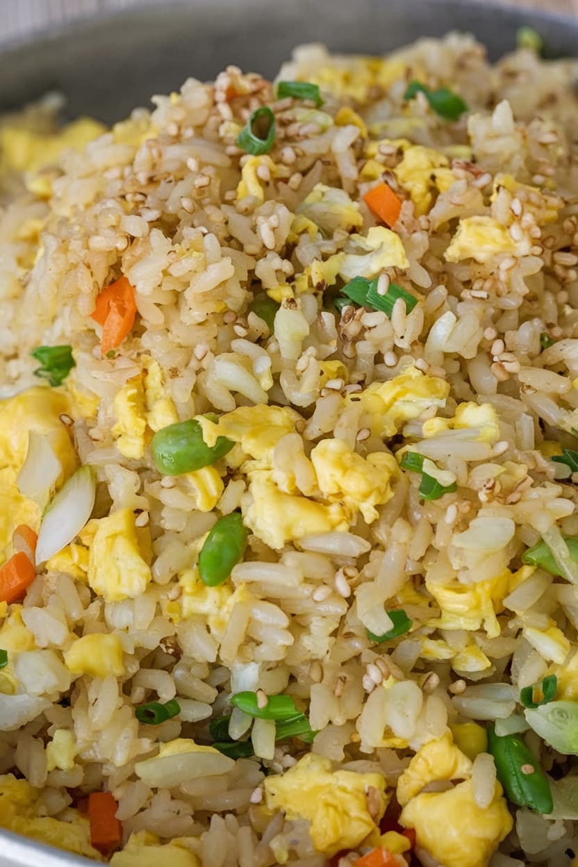 5 Minutes Easy Egg Fried Rice - Happy Muncher