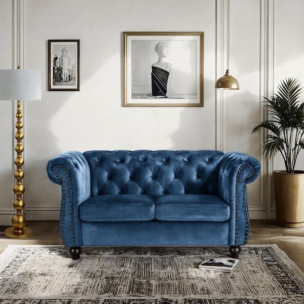 21 Navy Blue Couch Living Room Ideas That Exude Sophistication - Happy ...