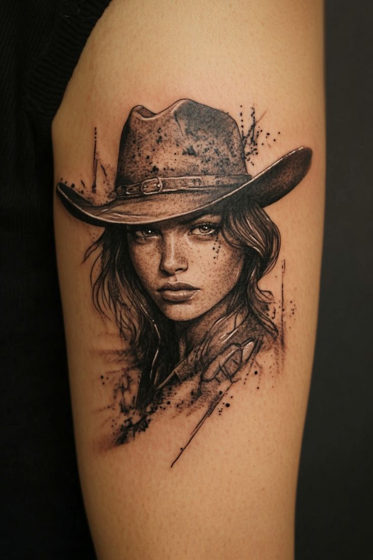 25 Cowboy Hat Tattoos That'll Unleash Your Inner Wild West - Happy Muncher