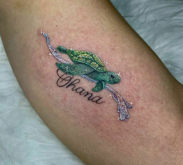 30 Dazzling Glitter Tattoo Ideas to Sparkle and Shine - Happy Muncher