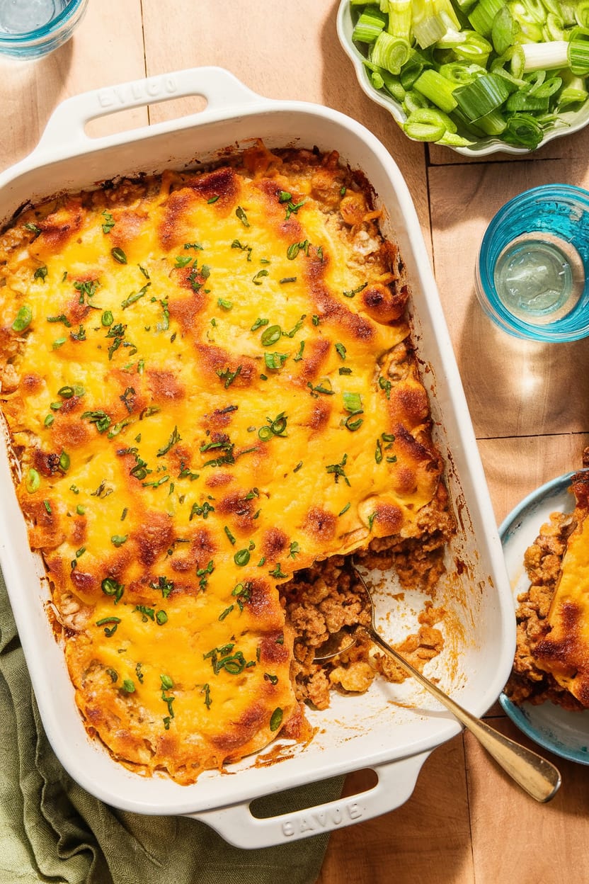 Easy Taco Casserole - Happy Muncher