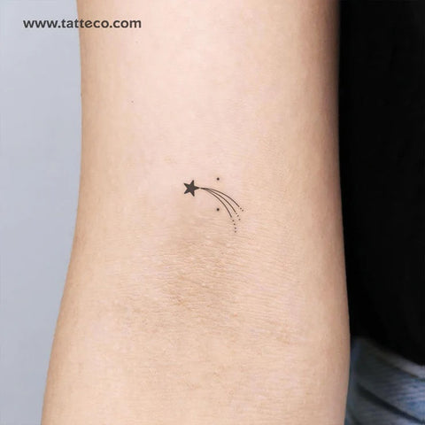 25 Shooting Star Tattoos That Will Remind You to Always Dream Big - Happy Muncher