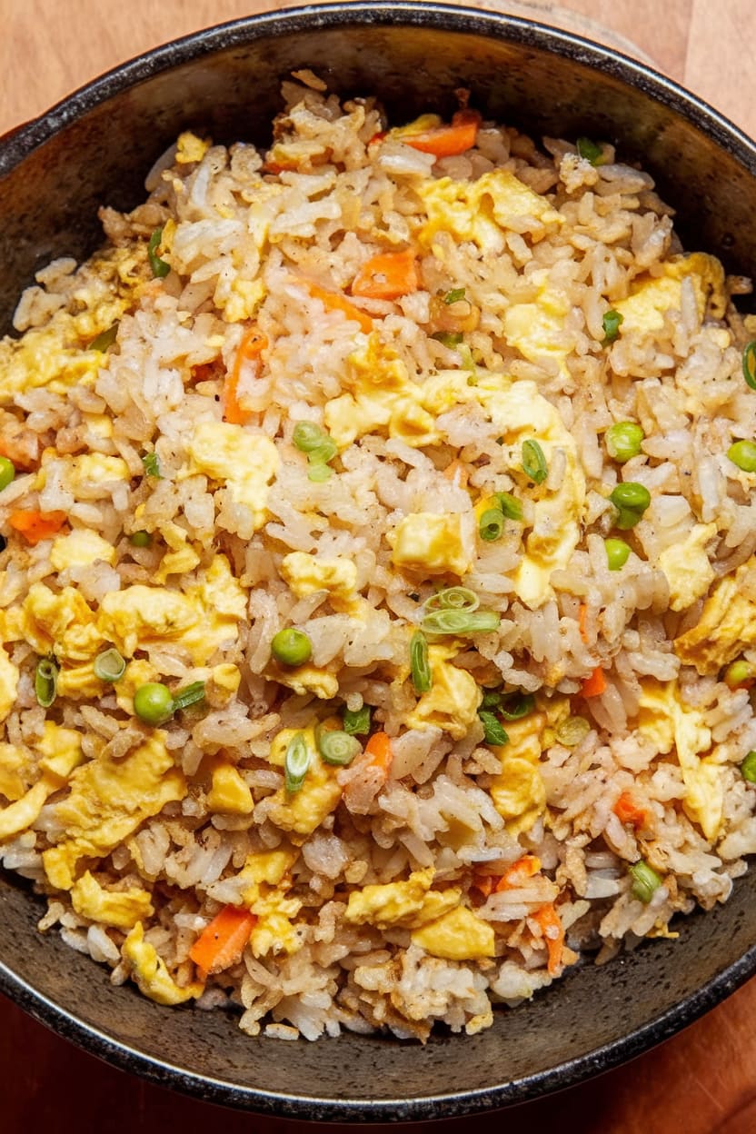 5 Minutes Easy Egg Fried Rice - Happy Muncher