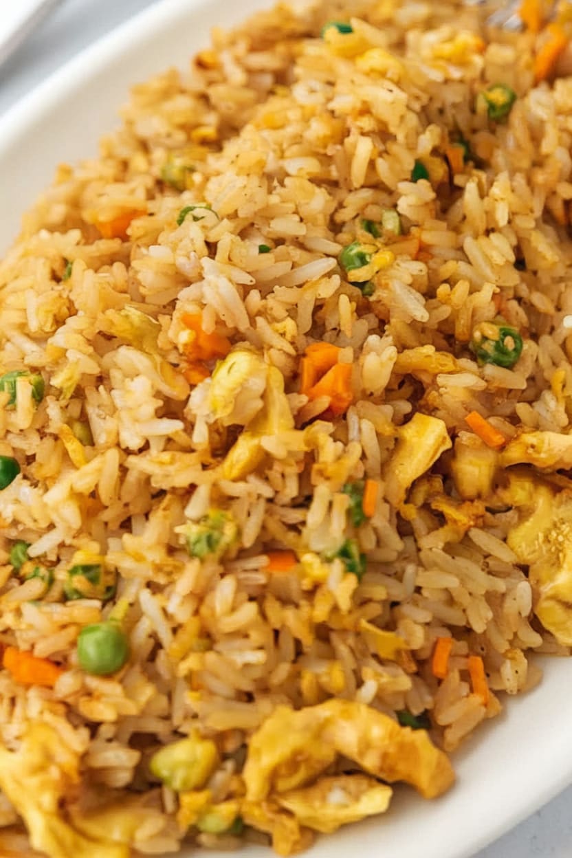 5 Minutes Easy Egg Fried Rice - Happy Muncher
