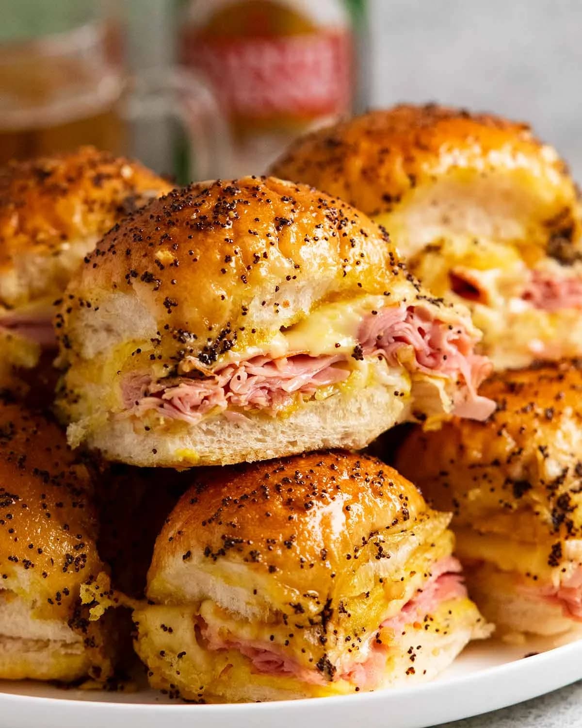 Hawaiian Roll Ham Sliders - Happy Muncher