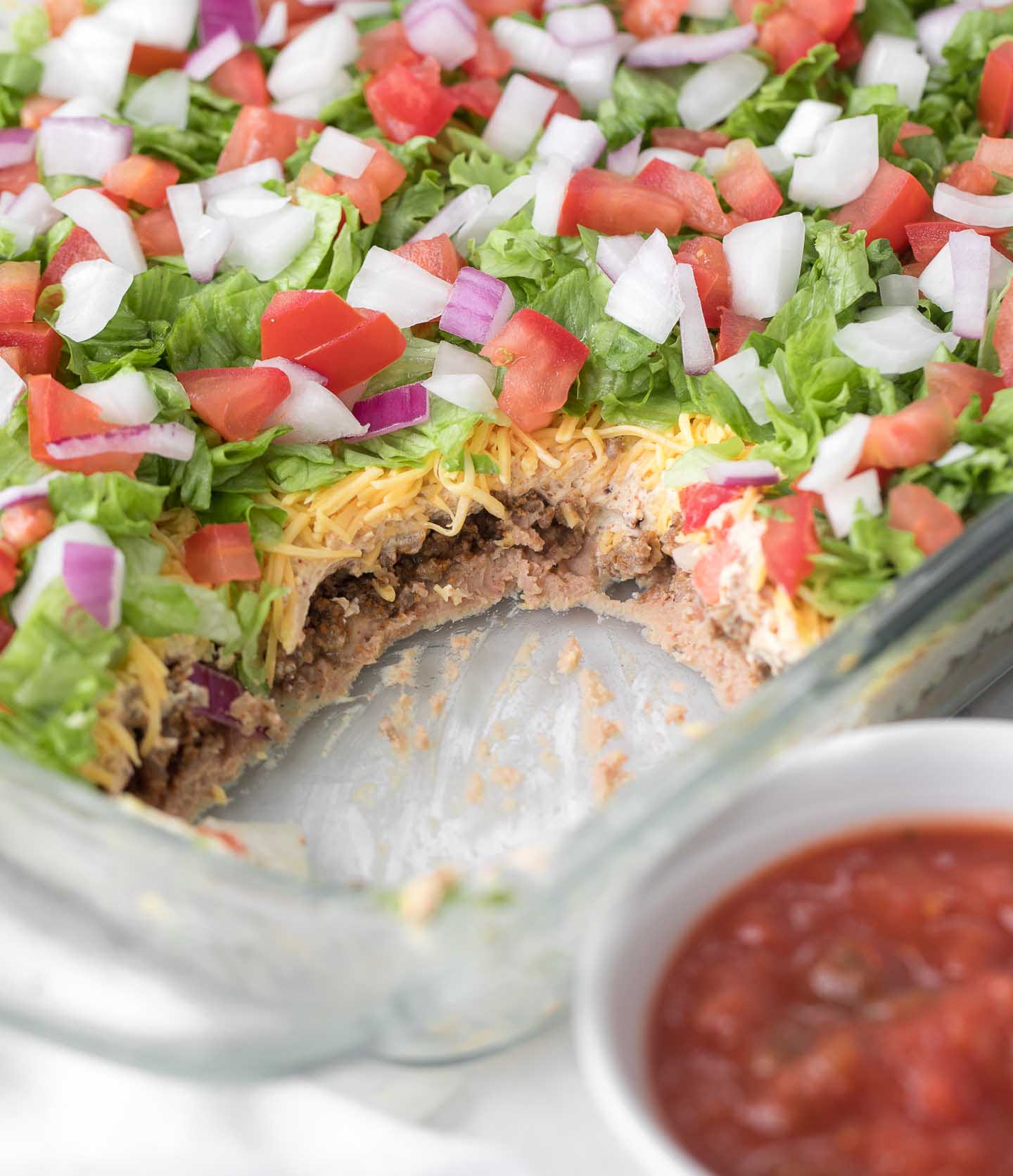 7 Layer Taco Dip - Happy Muncher