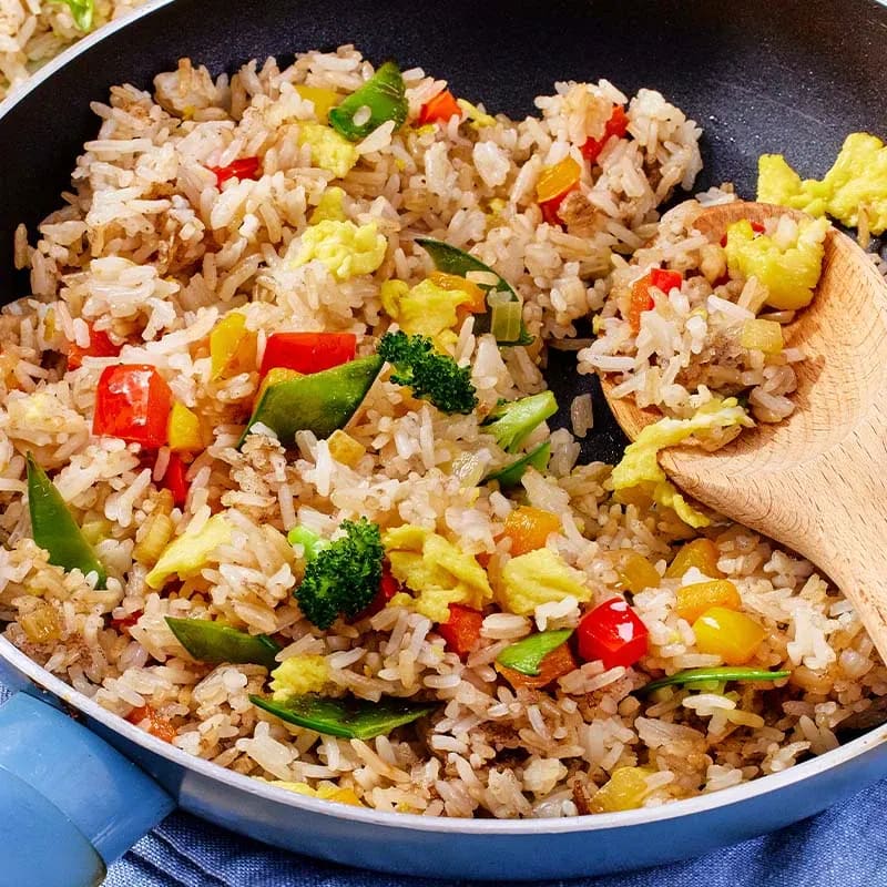 Simple Fried Rice - Happy Muncher