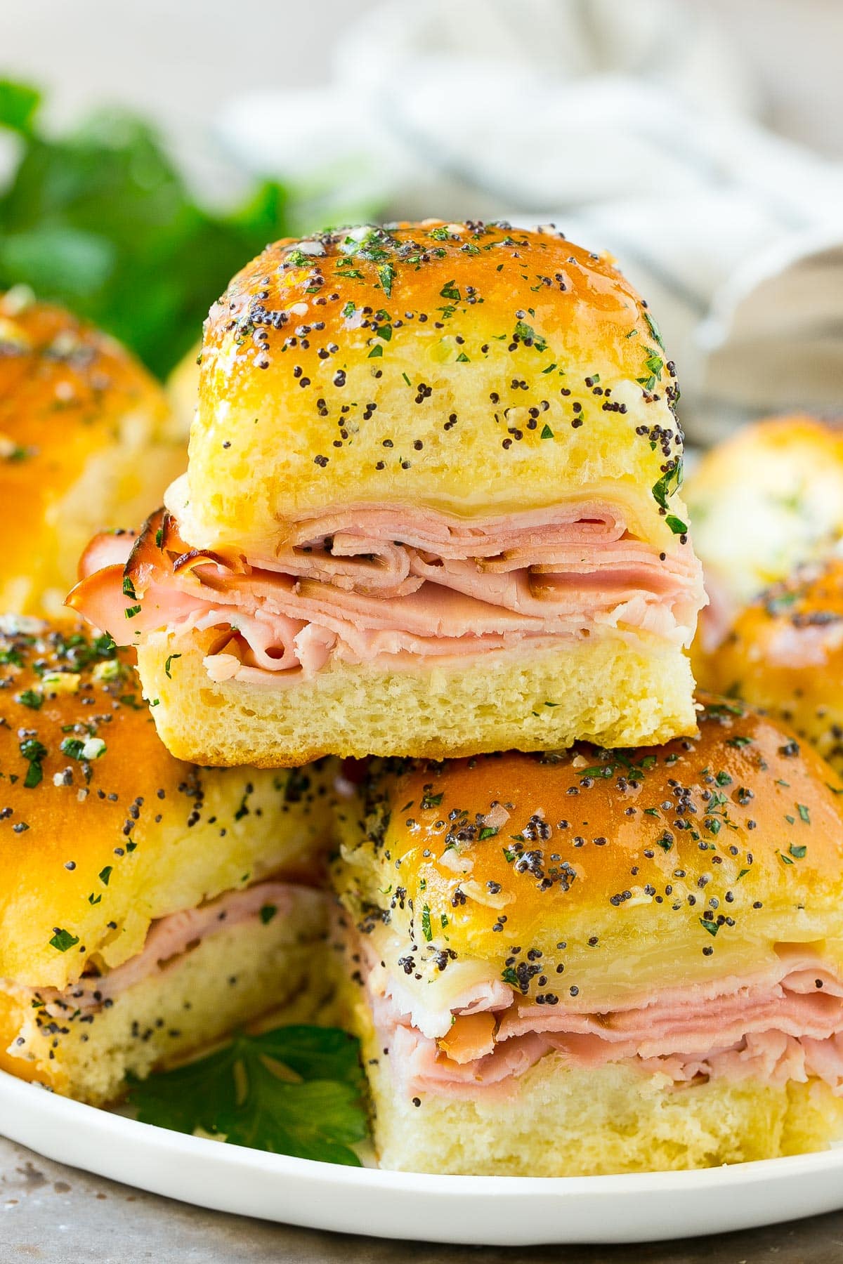 Hawaiian Roll Ham Sliders - Happy Muncher