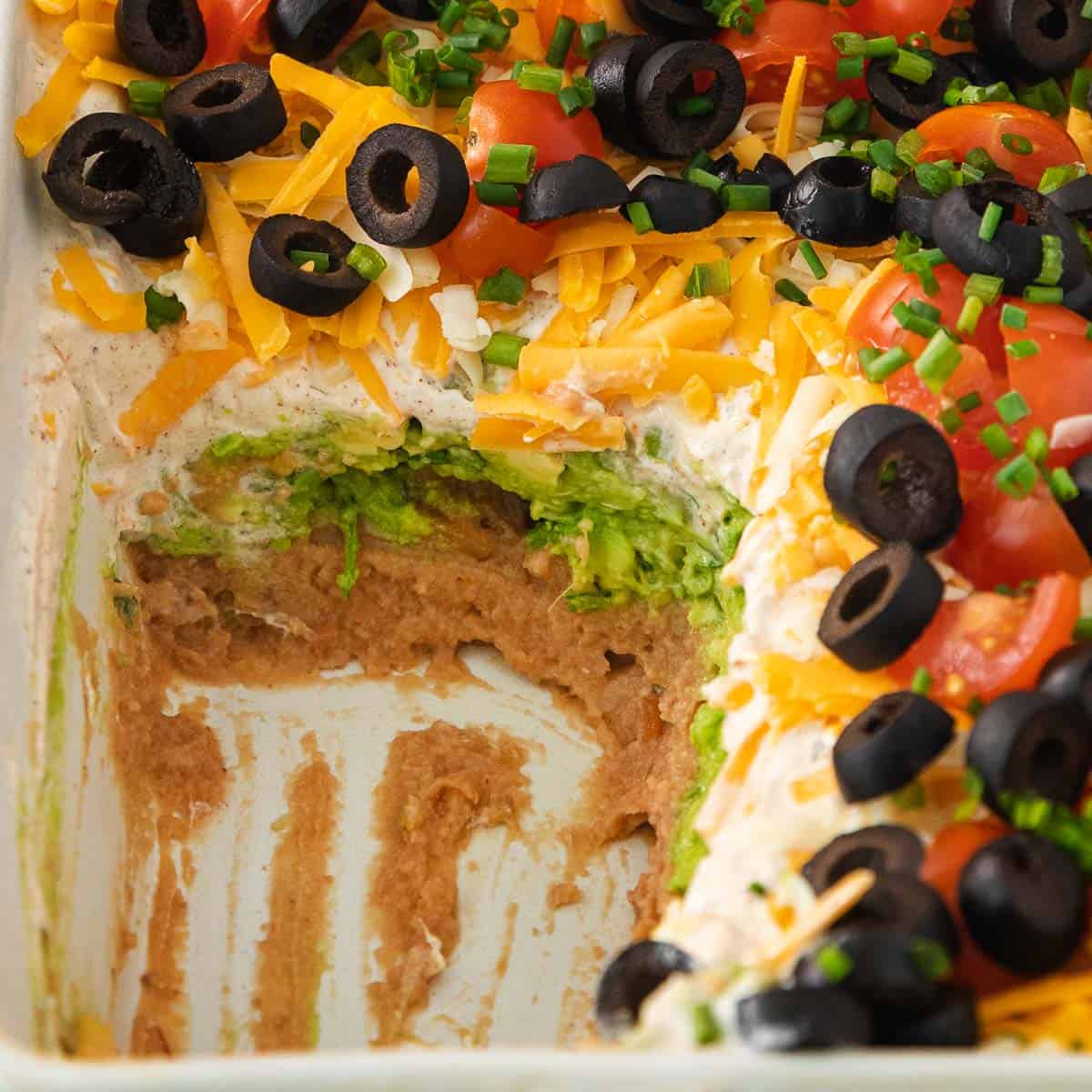 7 Layer Taco Dip - Happy Muncher