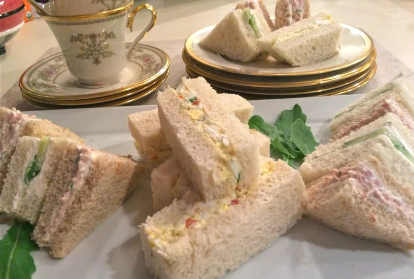 Deviled Ham Tea Sandwiches - Happy Muncher