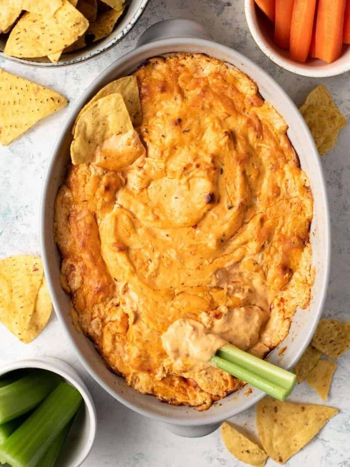 Buffalo Chicken Dip - Happy Muncher