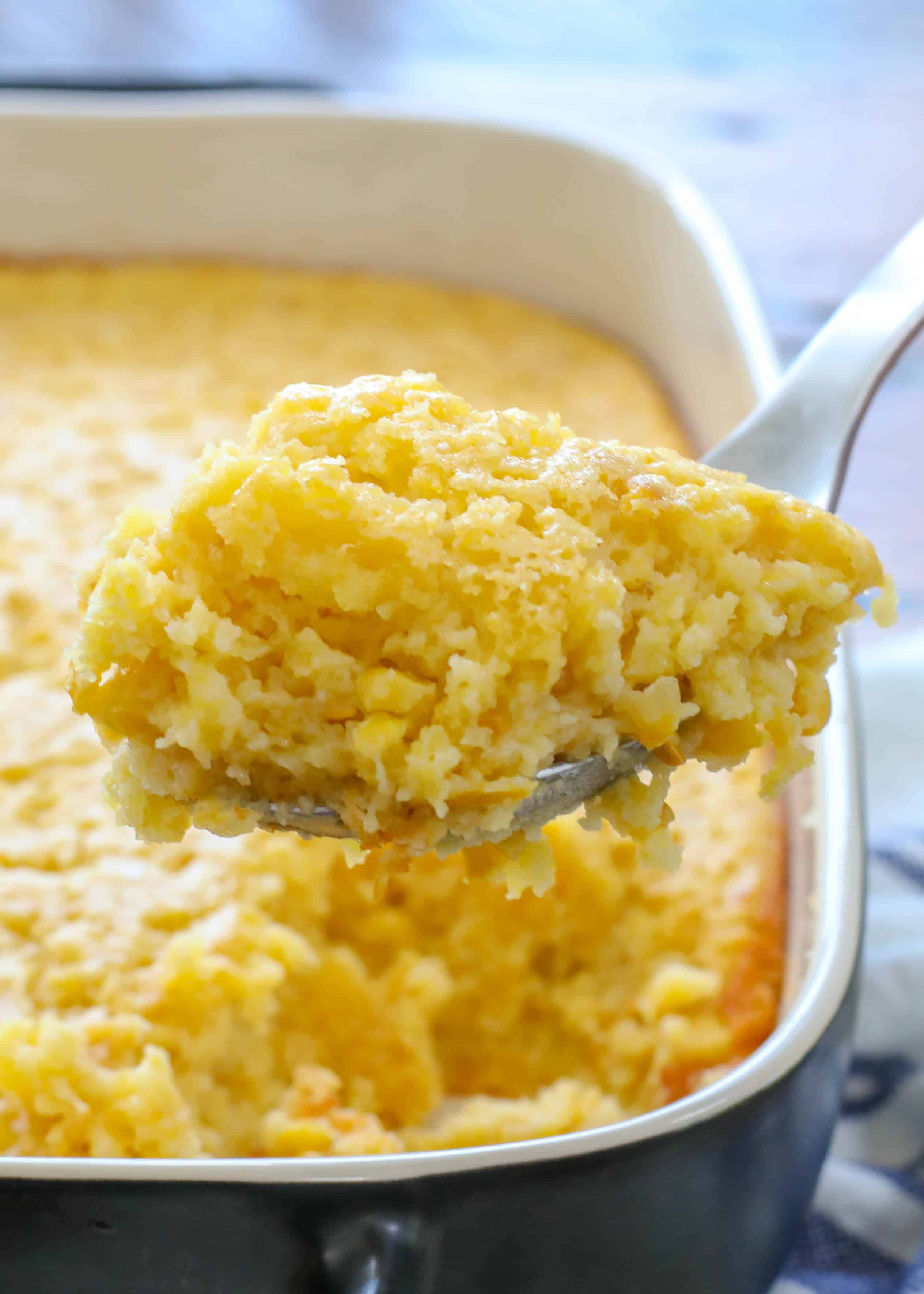 Old-Fashioned Corn Pudding - Happy Muncher