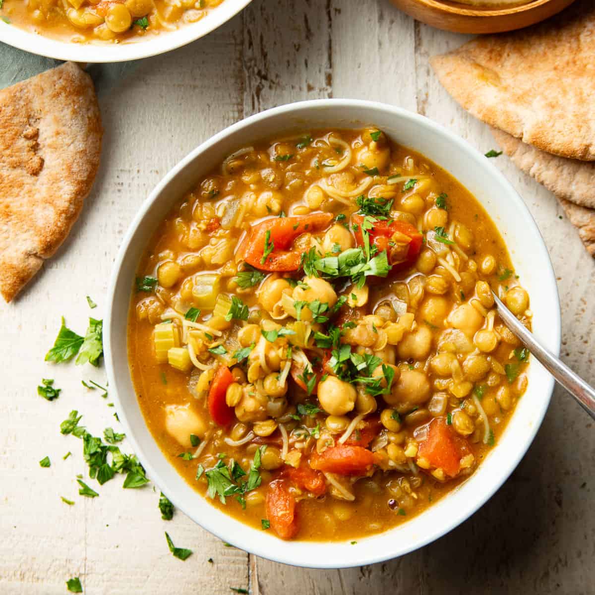 Moroccan Harira Soup - Happy Muncher