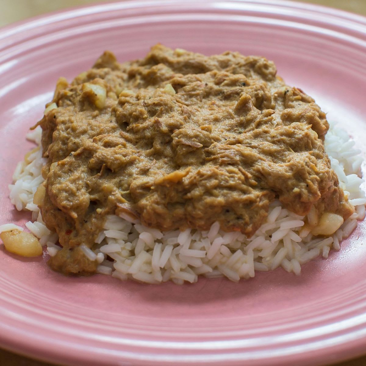 South Carolina Hash over Rice - Happy Muncher