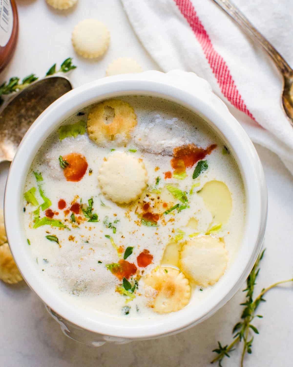 Traditional Oyster Stew - Happy Muncher