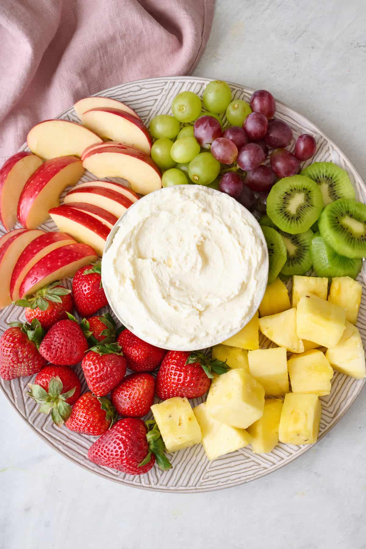 Cream Cheese Fruit Dip - Happy Muncher